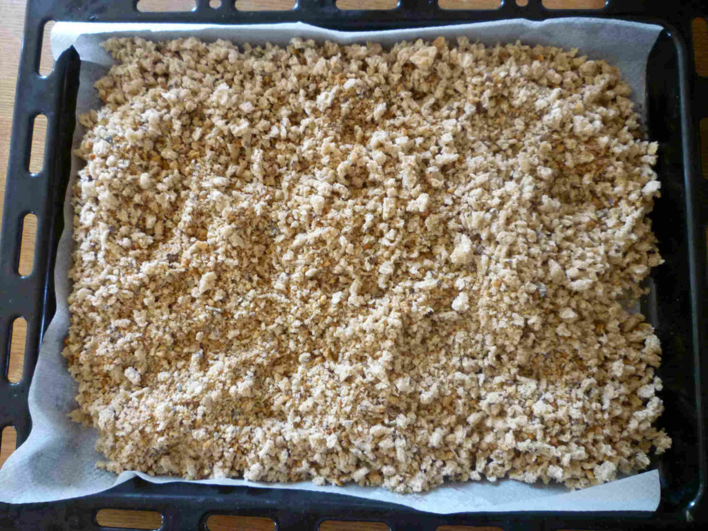 Chapelure maison, avec les restes de pain